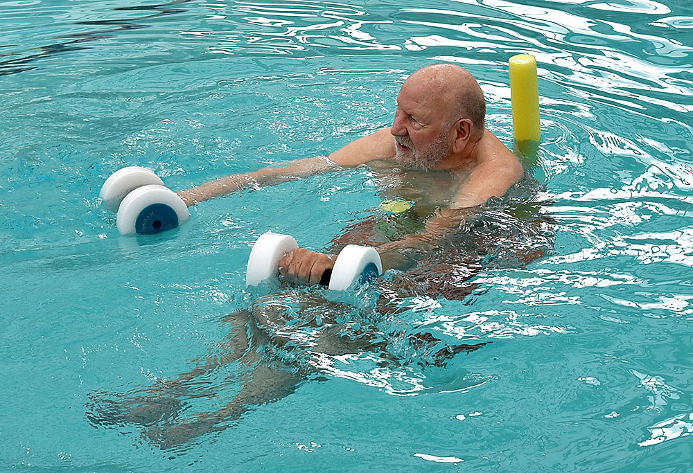 Pools at the Bay area's 55+ senior living community.