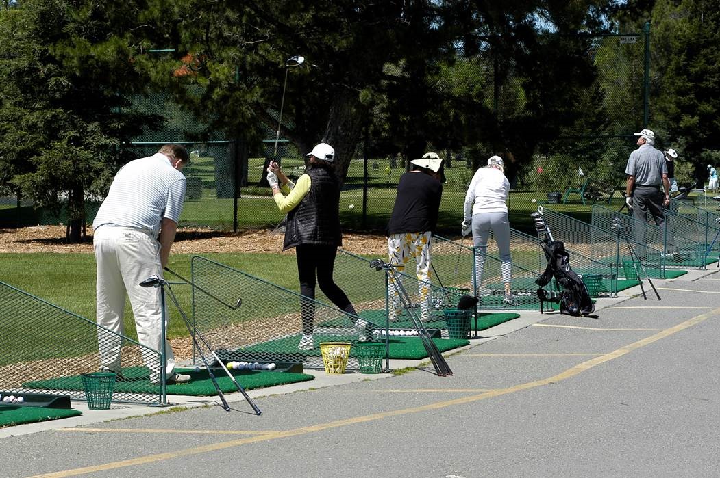 Golfing at San Francisco's adult golf community.