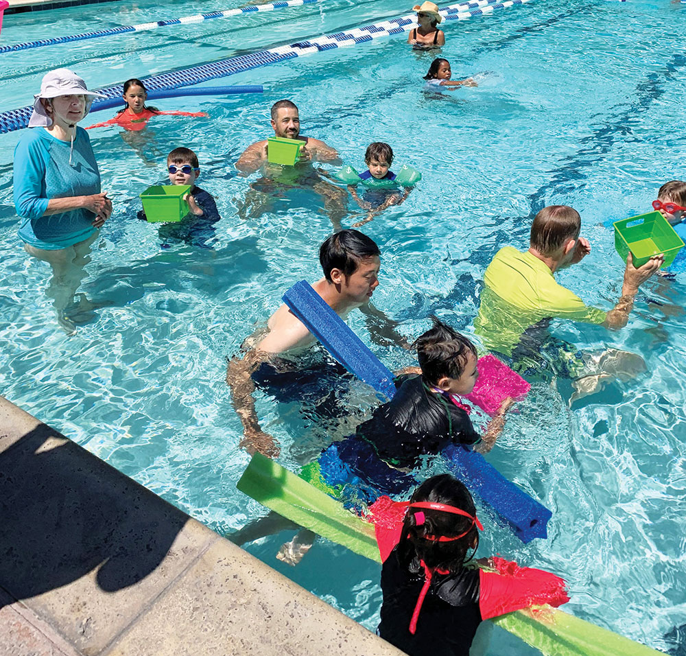 Pools at the Bay area's 55+ senior living community.